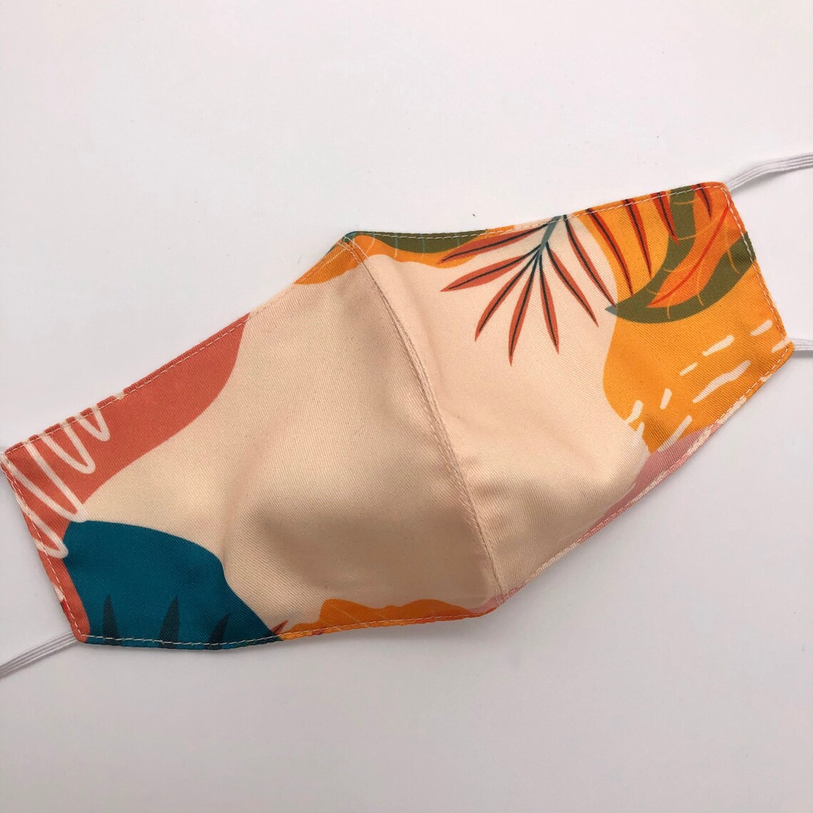 Tropical Cotton Face Mask Colorful Cotton Face Mask Desert - Etsy