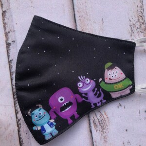 Monsters Inc Face Mask, Mike and Sully Face Mask, Disney Face Mask ...