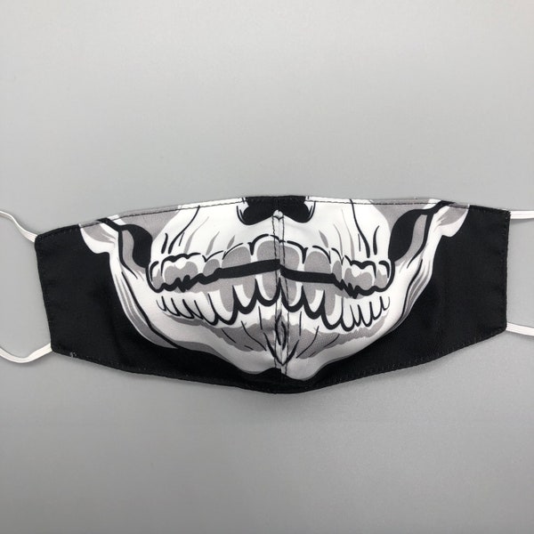 Skeleton Face Mask - Etsy