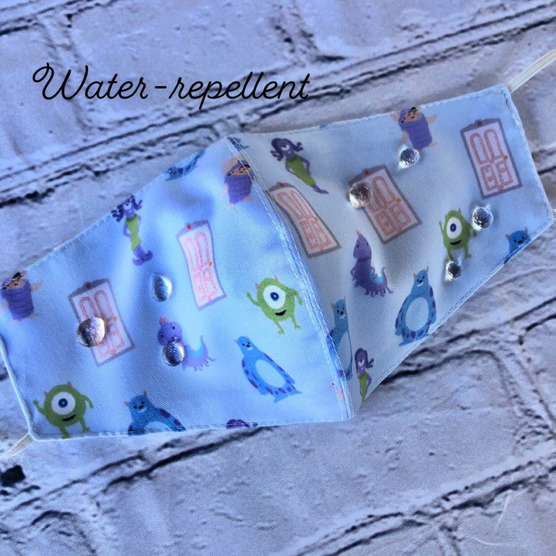 Monster's Inc Face Mask Monsters Inc Face Mask Disney - Etsy