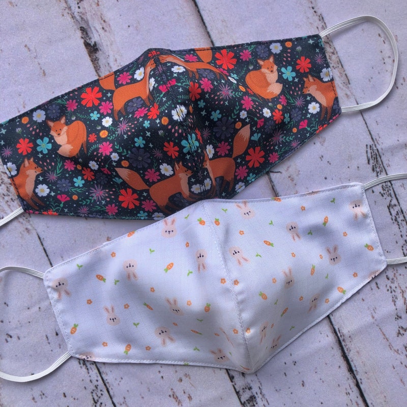 Fox Face Mask - Etsy