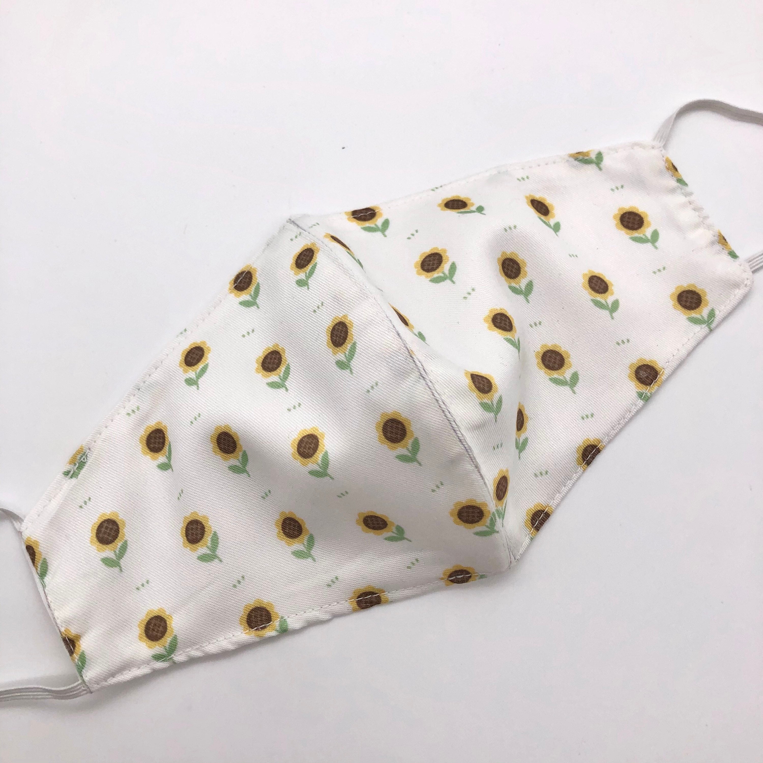 Sunflower Face Mask Cotton Floral Face Mask Cotton Face - Etsy