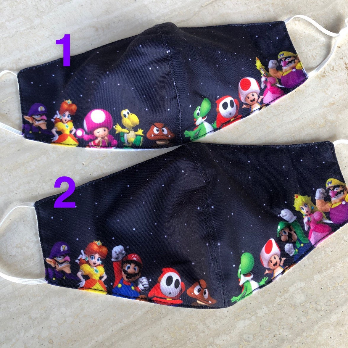 Nintendo Face Mask Super Mario Bros Face Mask Yoshi Face - Etsy