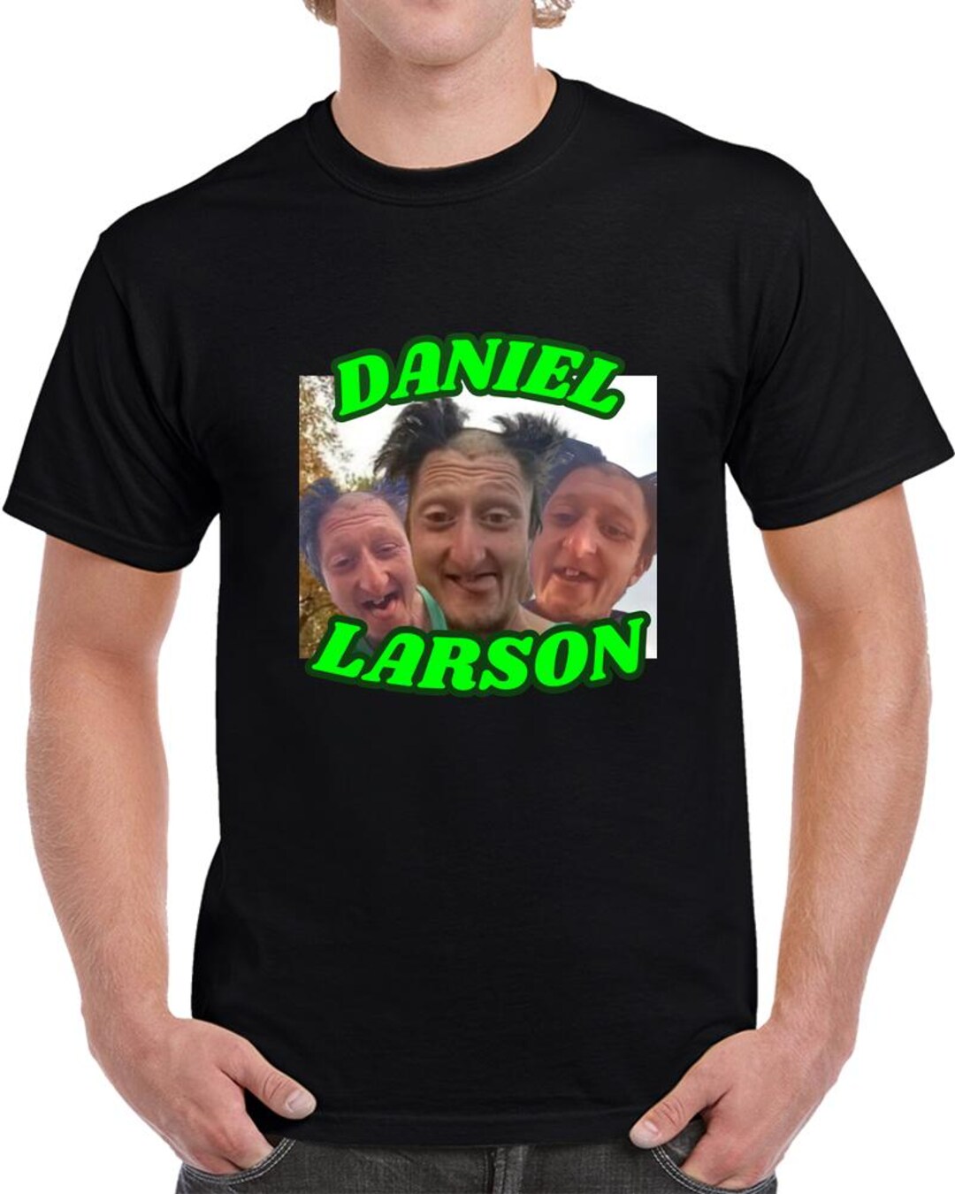 Daniel Larson Tshirt, Funny Tiktok Meme Joke Brainrot T Shirt, Brainrot ...