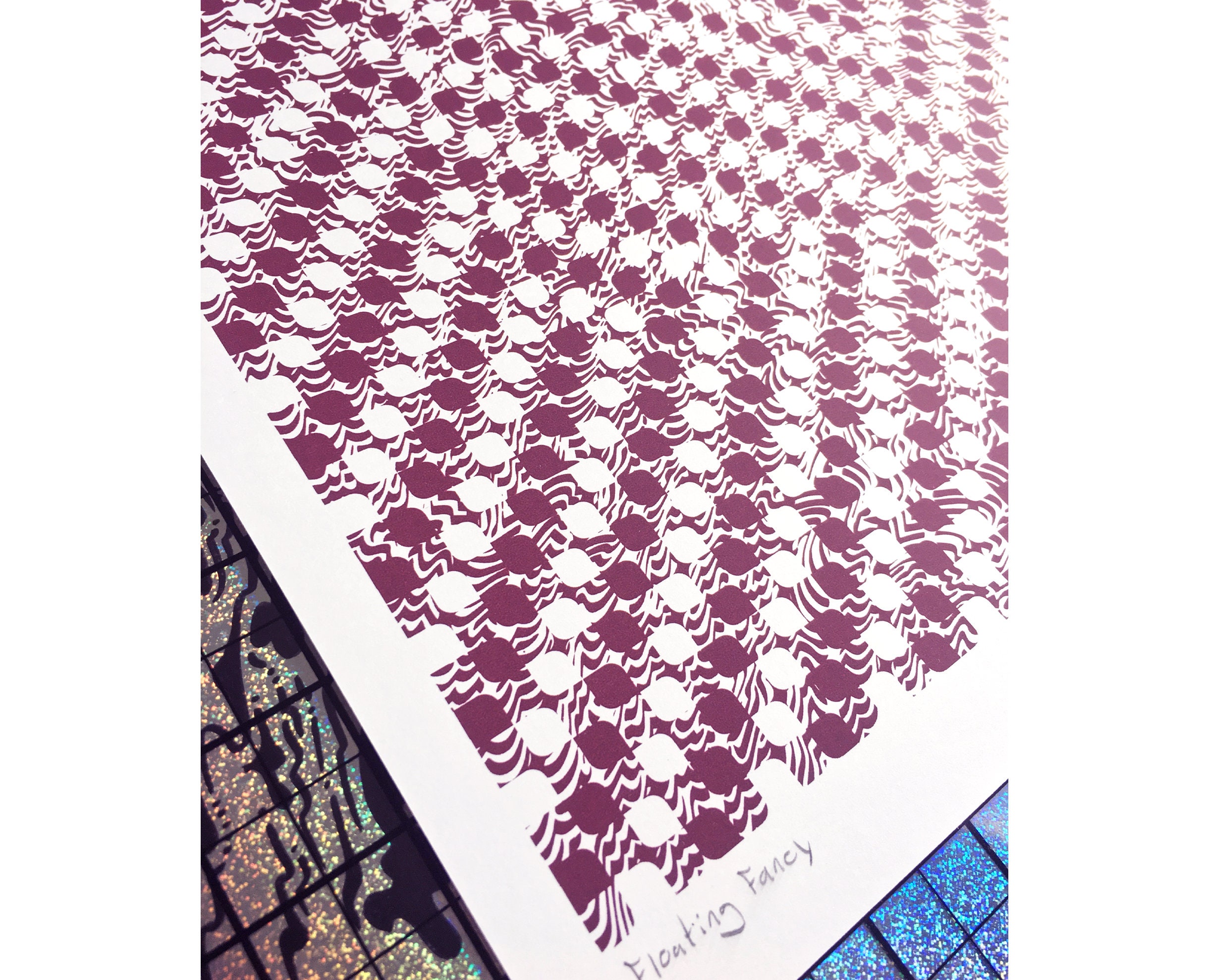 Floating Fancy (11x14") SCREEN PRINT - Etsy