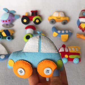 Vehicles, Pdf Pattern, Felt Pattern, Felt Pdf Pattern, Pdf Tutorial ...