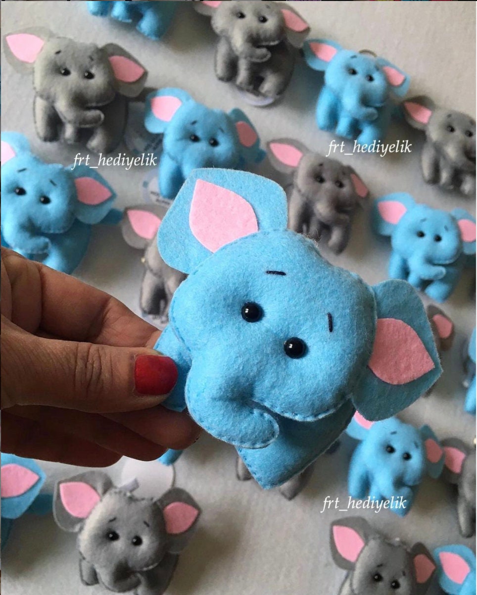 Felt Pdf Pattern, Elephant Sewing Tutorial, Plushies, DIY Elephant - Etsy
