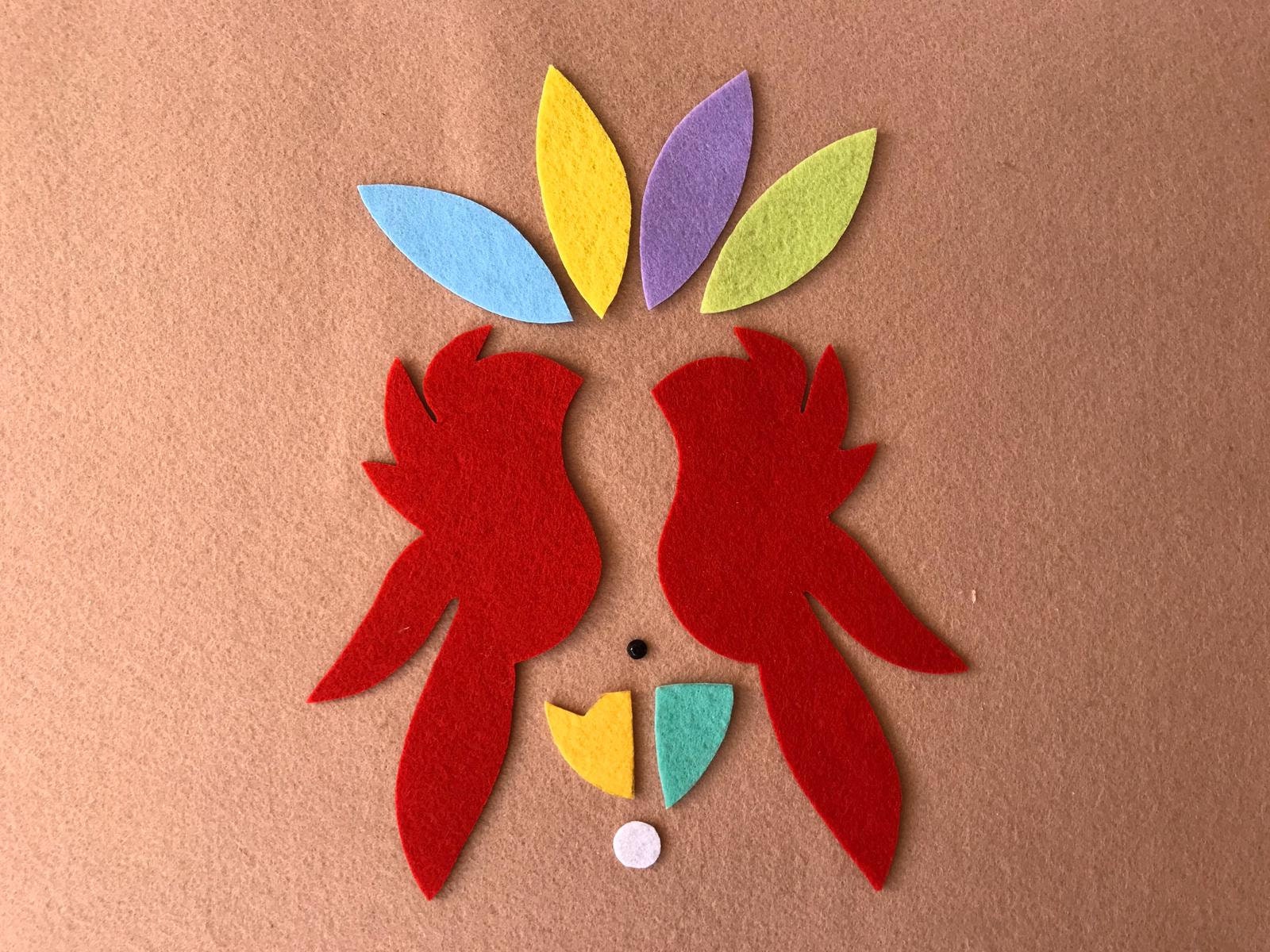 Felt Pdf Pattern Parrot Sewing Tutorial Diy Plushies DIY | Etsy