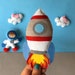 Pdf Pattern, Felt Pattern, Rocket Pattern, Rocket Sewing Tutorial ...