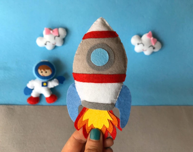 Pdf Pattern Felt Pattern Rocket Pattern Rocket Sewing | Etsy