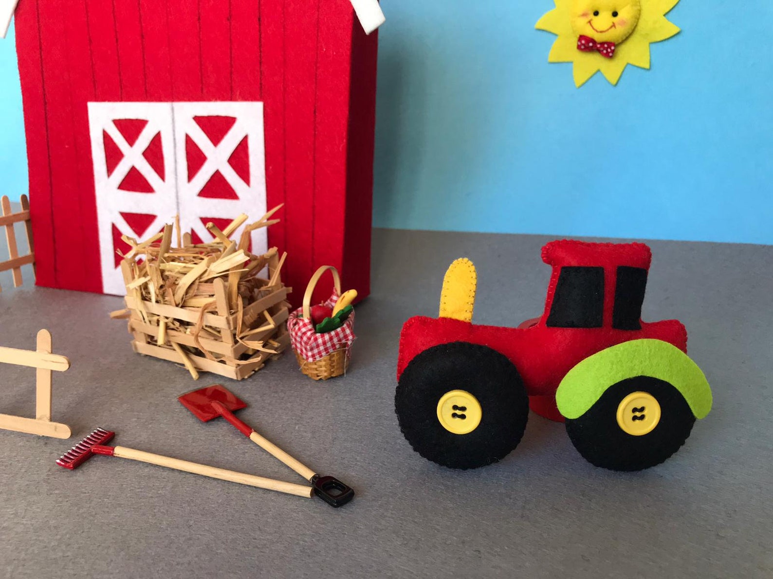 Pdf Pattern Felt Pattern Tractor Pattern Tractor Sewing - Etsy