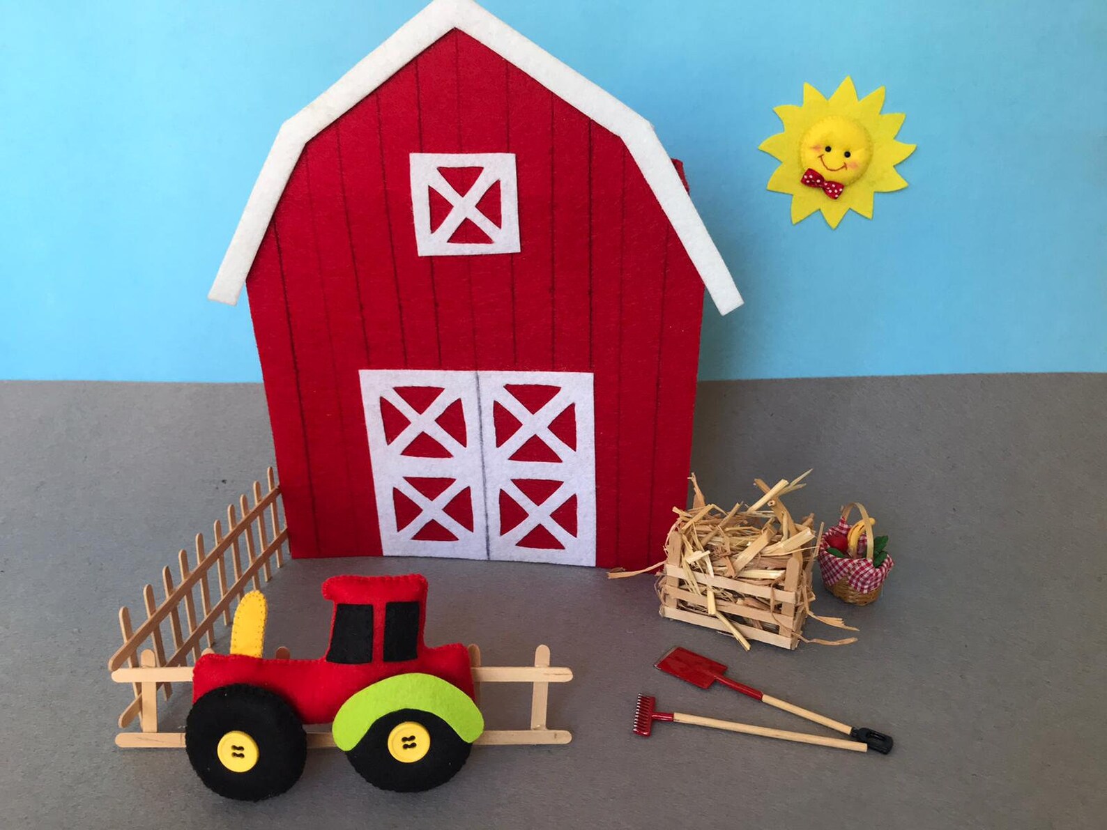 Pdf Pattern Felt Pattern Tractor Pattern Tractor Sewing - Etsy