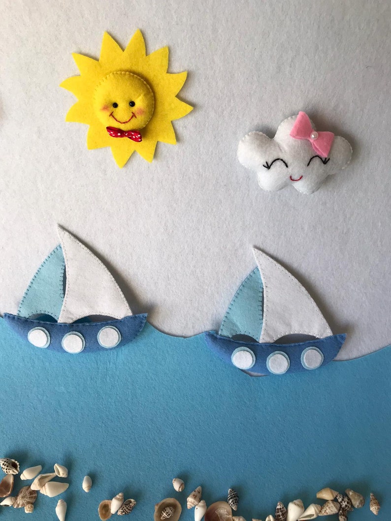 Pdf Pattern Felt Pattern Sailboat Pattern Sailboat Sewing | Etsy