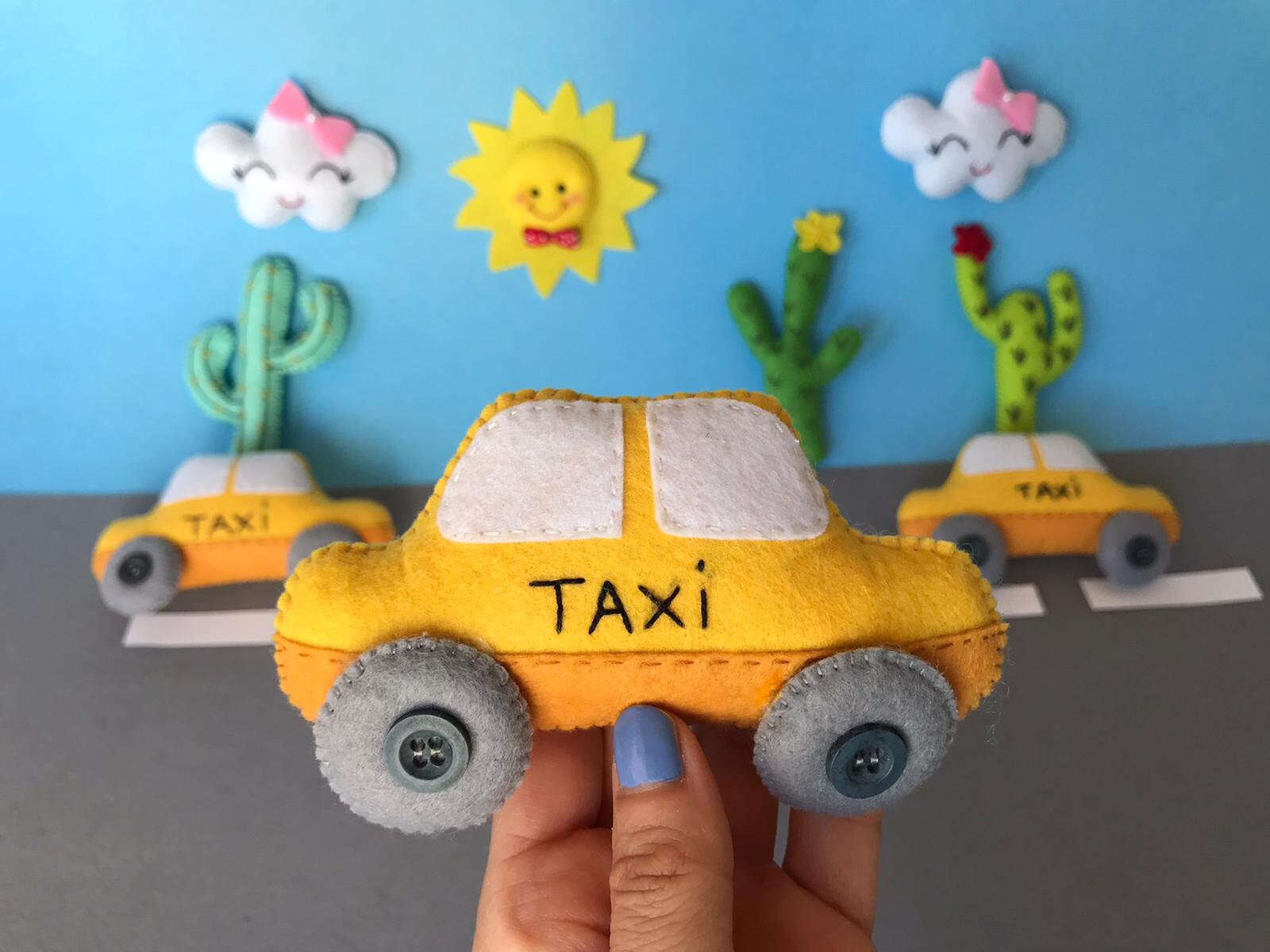 Pdf Pattern Felt Pattern Taxi Pattern Taxi Sewing Tutorial - Etsy