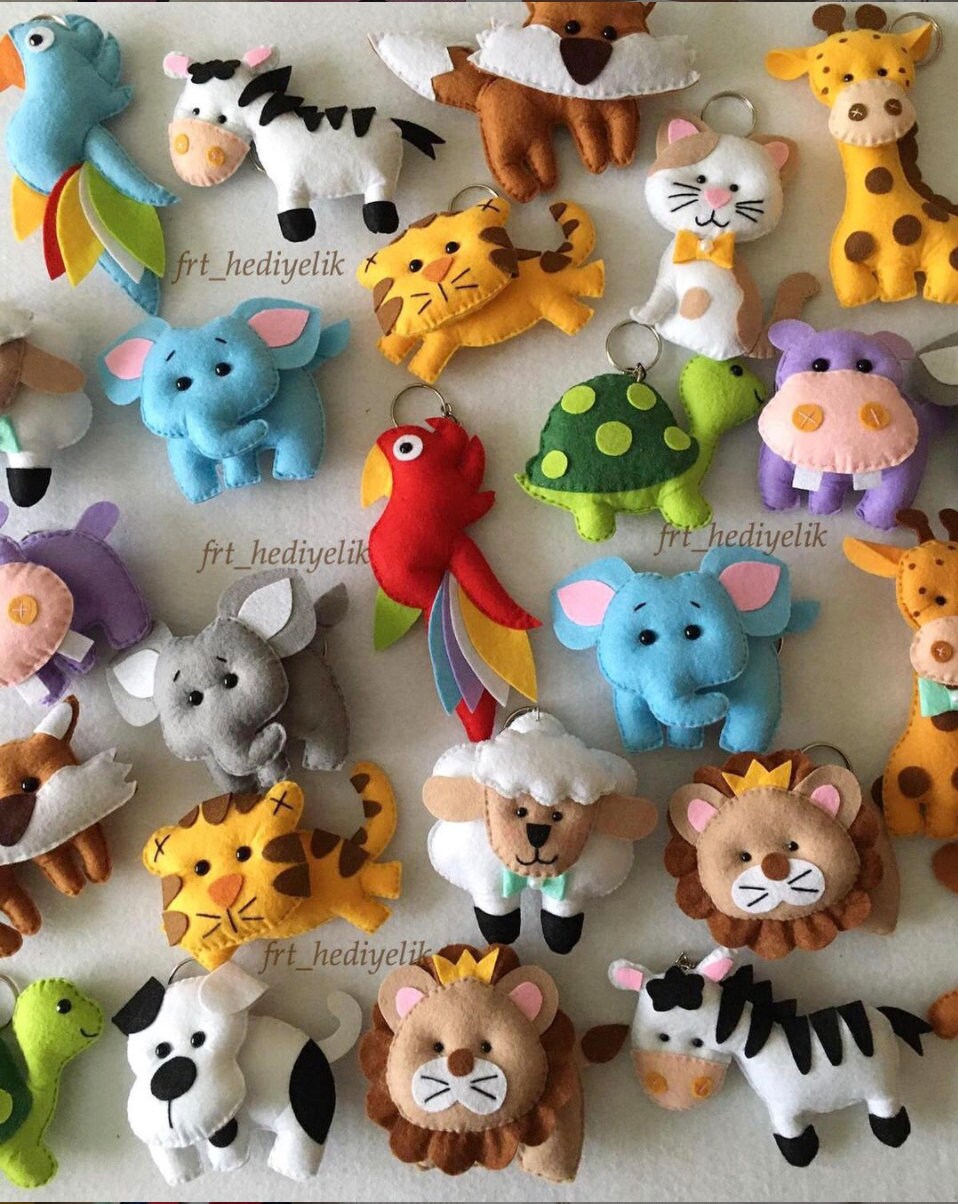 Felt Pdf Pattern Parrot Sewing Tutorial Diy Plushies DIY | Etsy