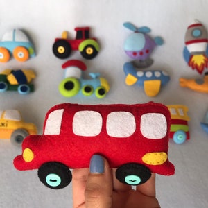 Vehicles, Pdf Pattern, Felt Pattern, Felt Pdf Pattern, Pdf Tutorial ...