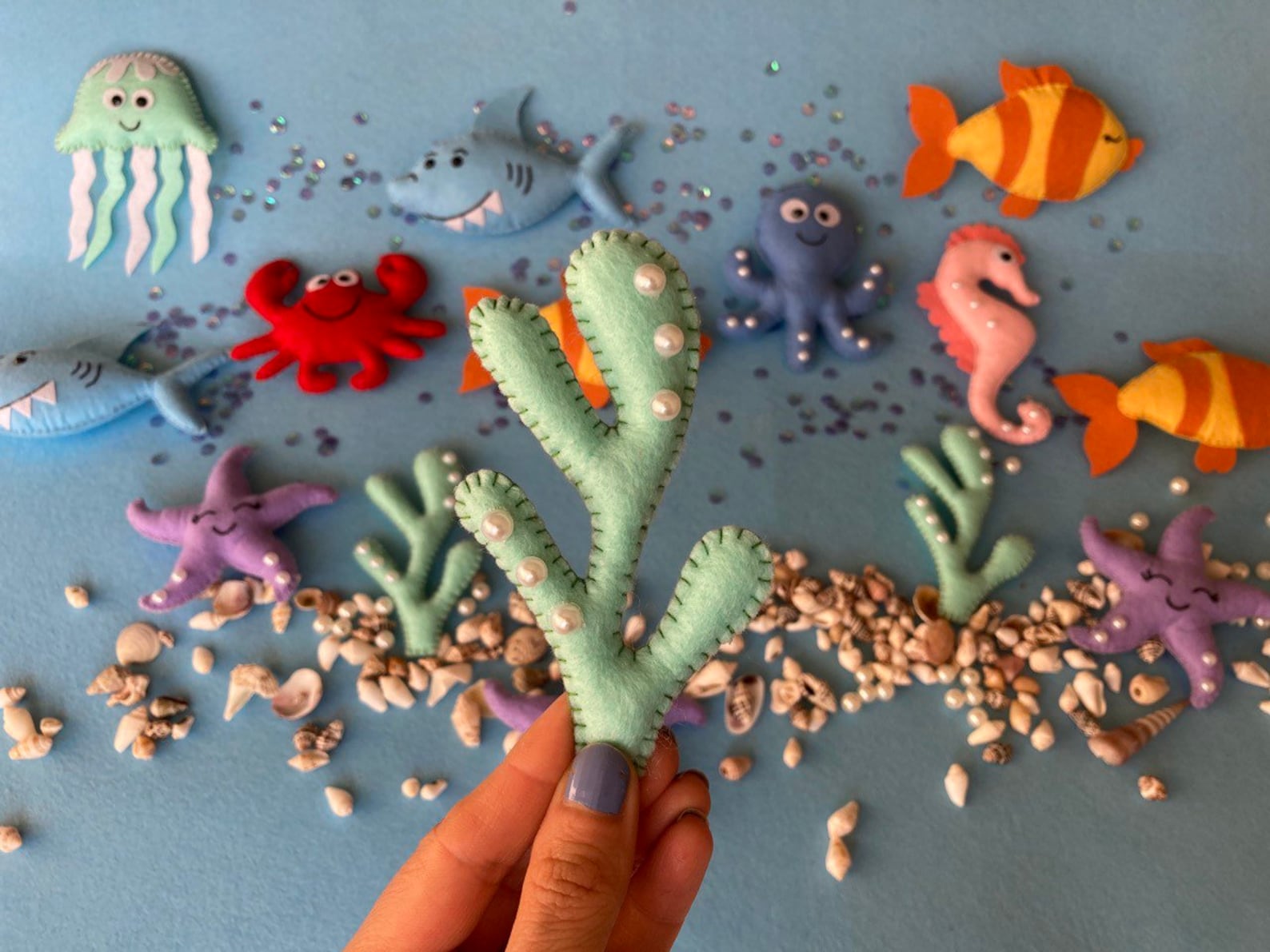 Felt Seaweed Plushie Sewing Pattern: DIY Ocean Decor (PDF Pattern) - Etsy