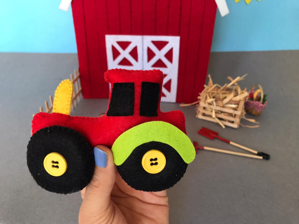 Pdf Pattern Felt Pattern Tractor Pattern Tractor Sewing - Etsy