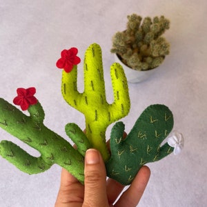 Felt Pdf Pattern, Cactus Sewing Tutorial, Plushies, DIY Cactus, Cactus ...