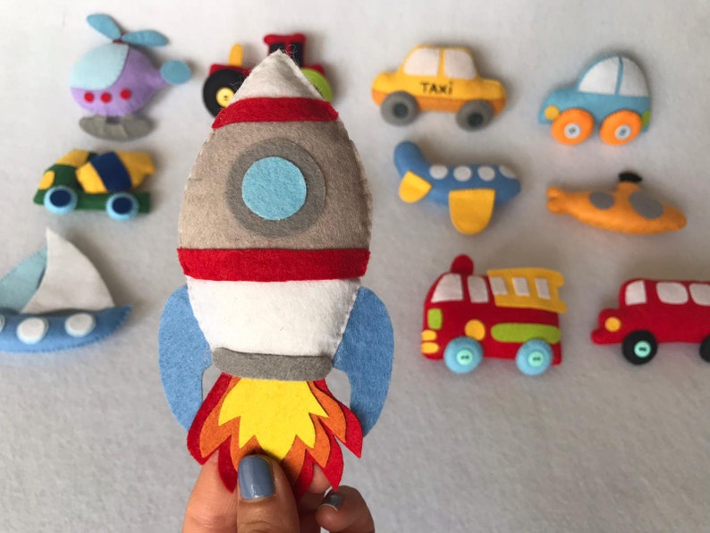 Pdf Pattern Felt Pattern Rocket Pattern Rocket Sewing - Etsy