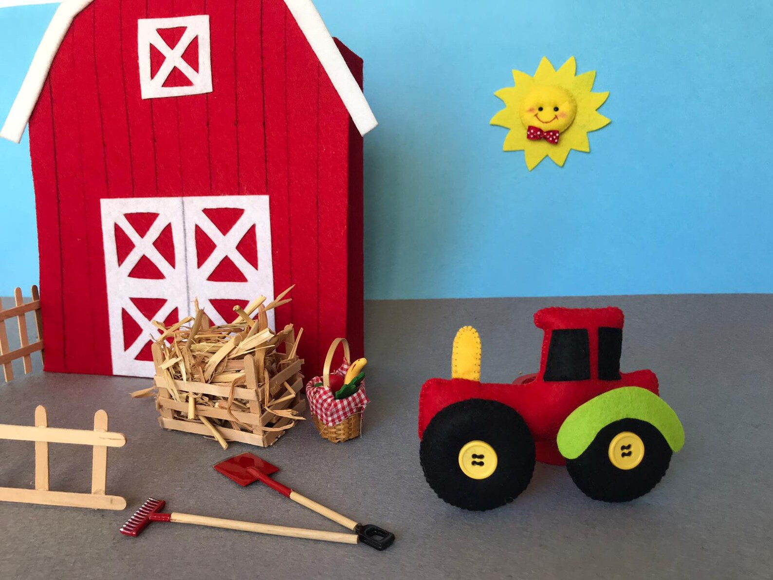 Pdf Pattern Felt Pattern Tractor Pattern Tractor Sewing - Etsy