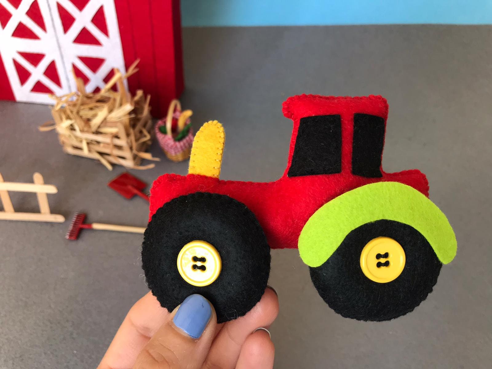 Pdf Pattern Felt Pattern Tractor Pattern Tractor Sewing - Etsy