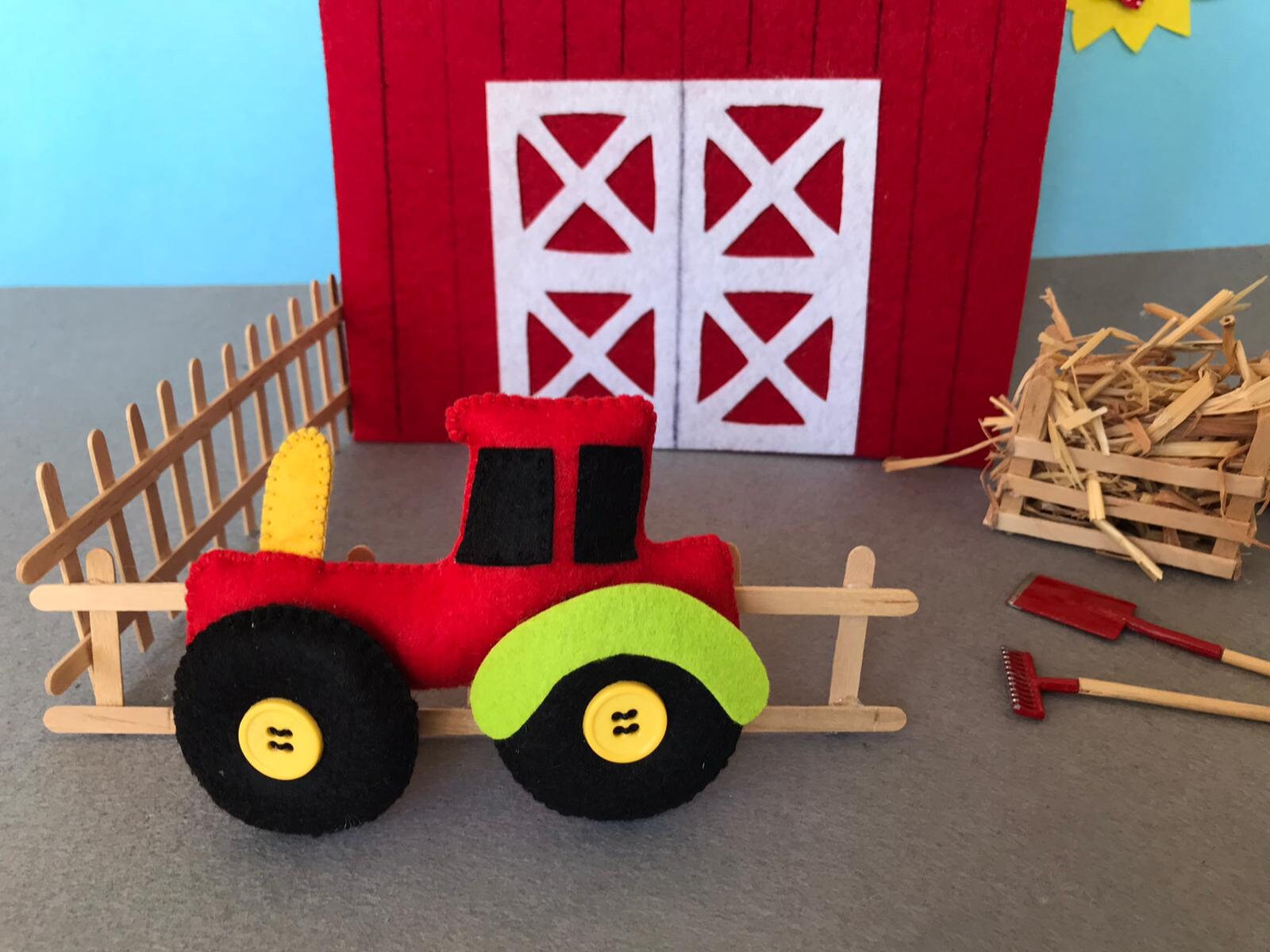 Pdf Pattern Felt Pattern Tractor Pattern Tractor Sewing - Etsy