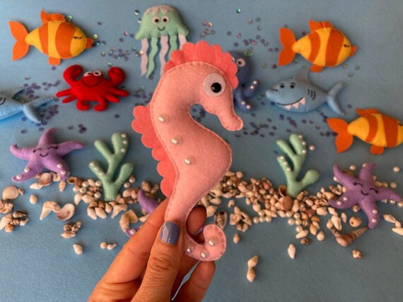 Printable Seahorse Sewing Pattern Free PDF Pattern Ocean Treasures