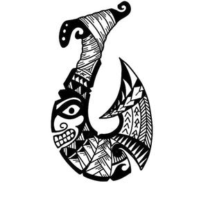Polynesian Hook Design- Svg(rasterized Files), PNG & JPG Files - Etsy