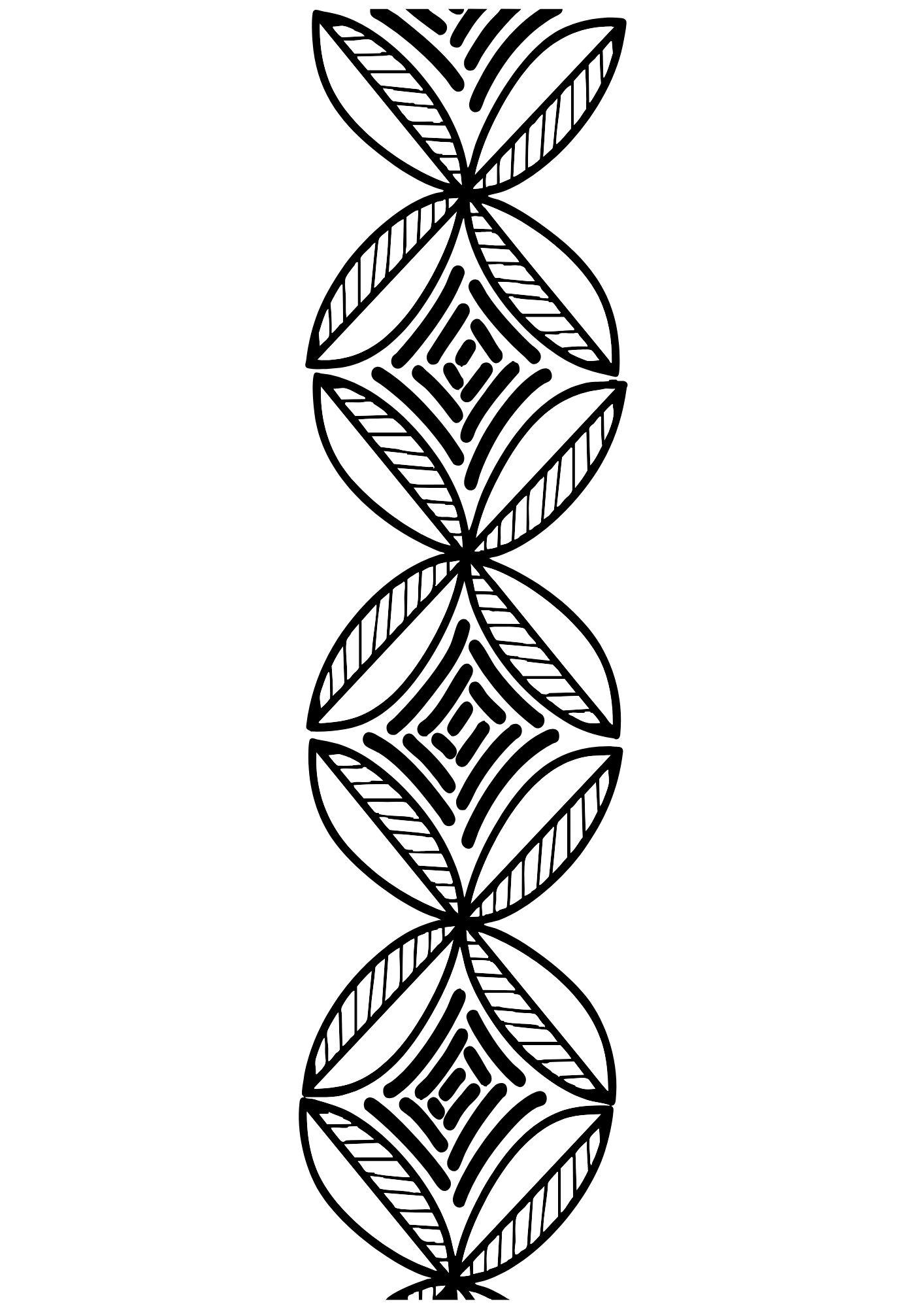 Digital Tapa Flower Design- SVG, PNG,JPG Files. - Etsy