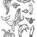 Sea Creatures Design A4 Size- JPG,PNG Files & SVG (rasterized File) - Etsy