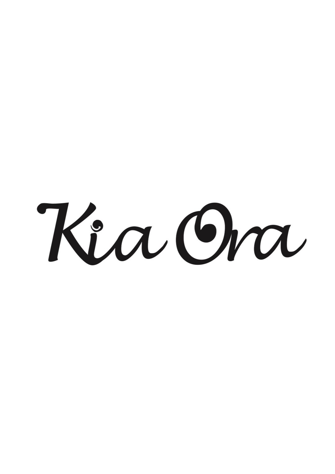 Kia Ora Text- Vector SVG Files, JPG & PNG - Etsy