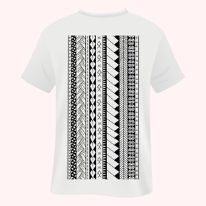 Polynesian Tapa Design- SVG (rasterized Design), JPG & PNG Files - Etsy