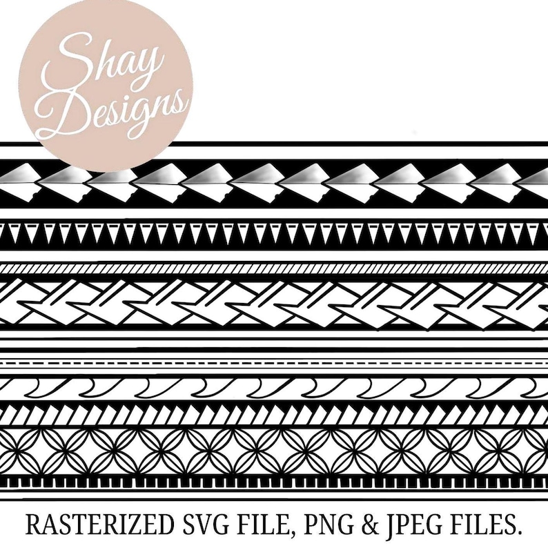 Polynesian Tapa Pattern | Samoan Tribal Art Instant Download | Digital ...