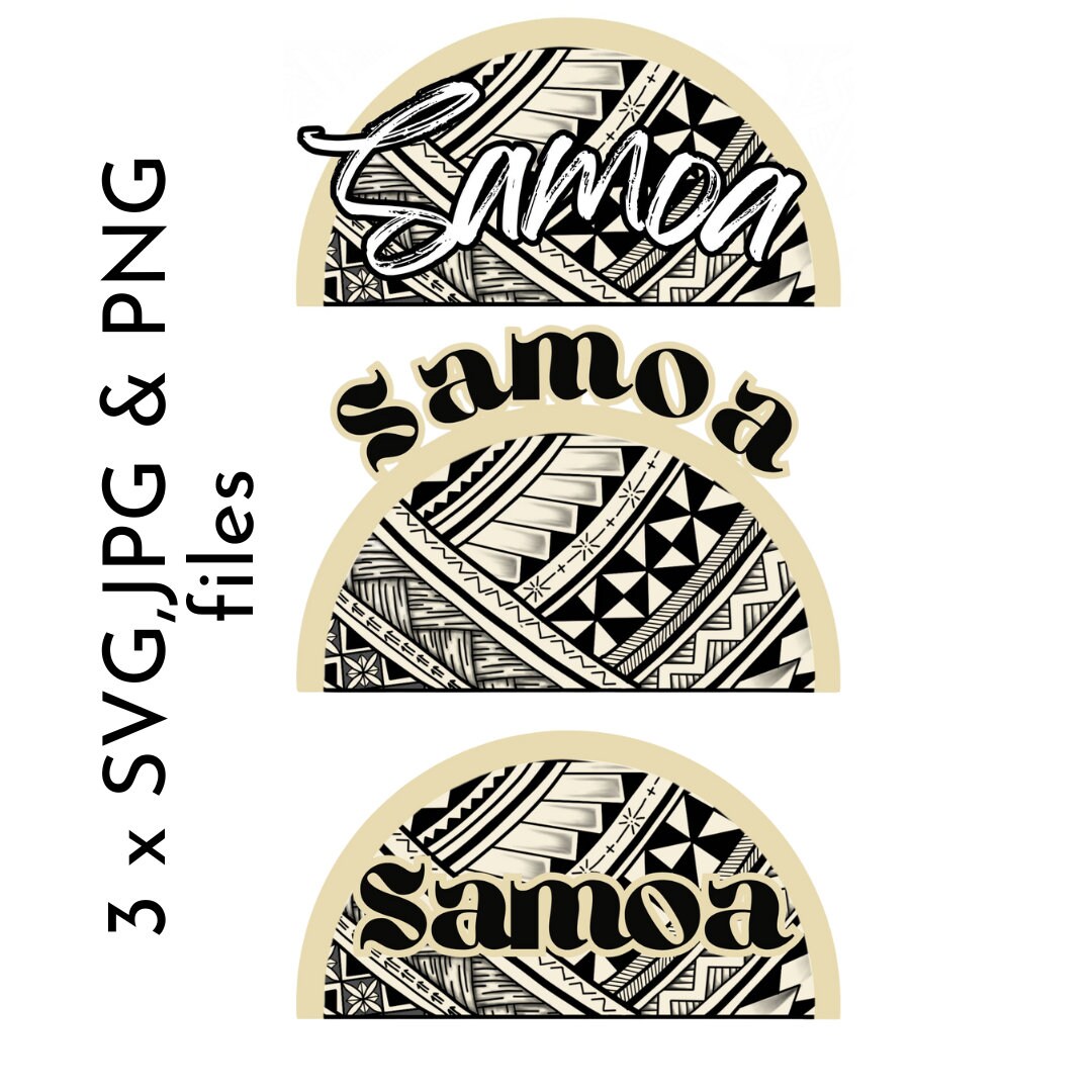 Modern Beige Samoan Design Pattern- JPG,PNG & Rasterized Files - Etsy UK