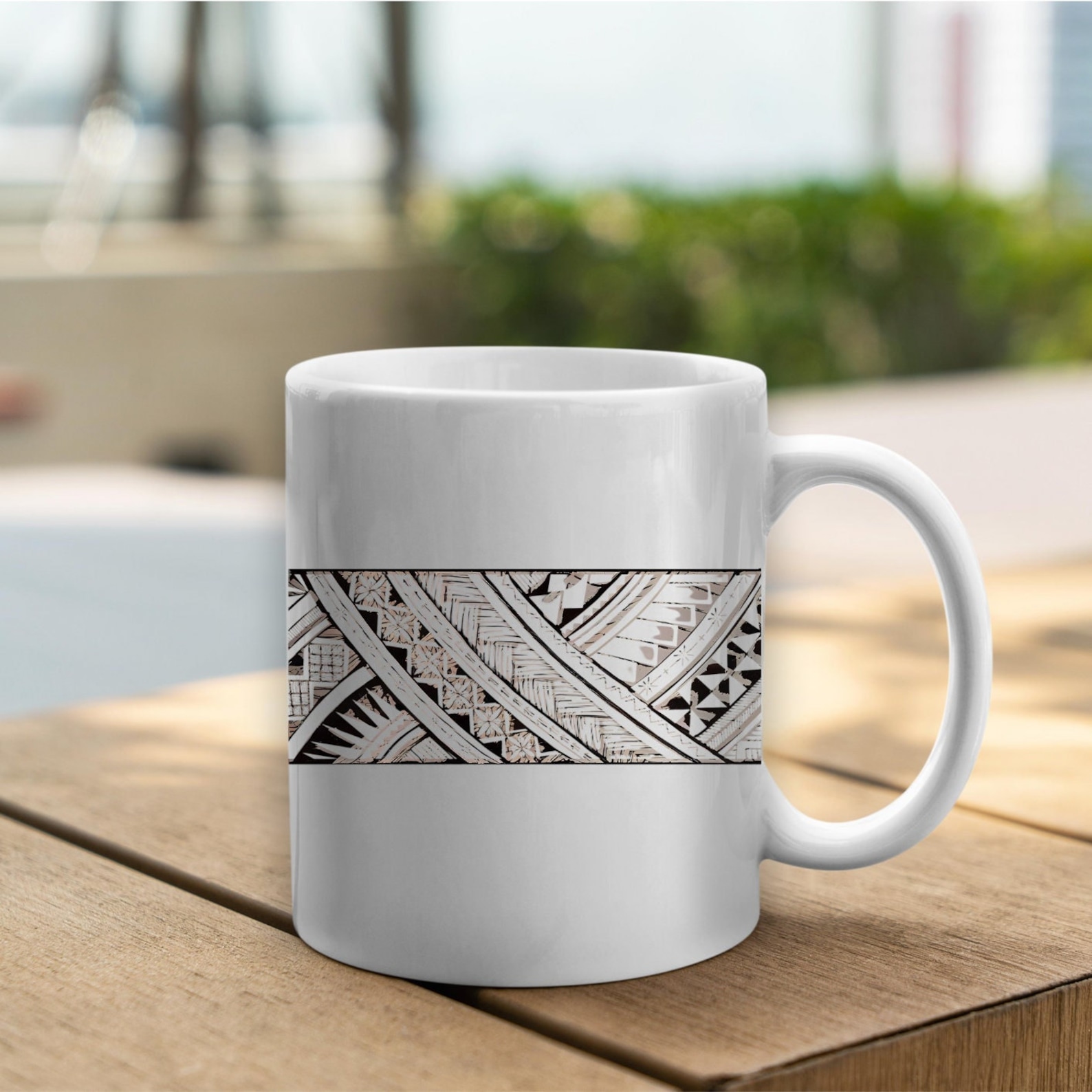 Modern Samoan Tapa Pattern: Polynesian Tribal Clipart (PNG & JPG) - Etsy