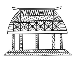 Polynesian Fale Design SVG Files - Etsy