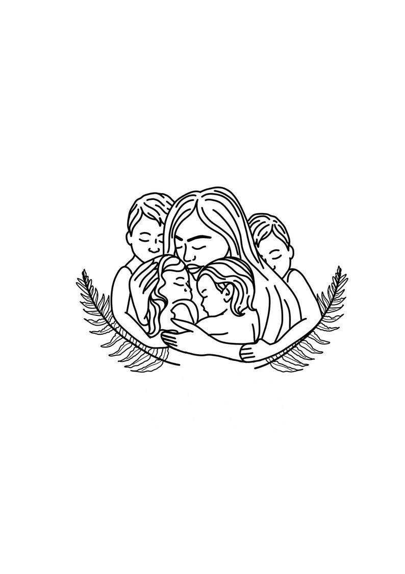 Maori Mama (silver Fern) Design A4- SVG, PNG, JPG Files - Etsy Australia