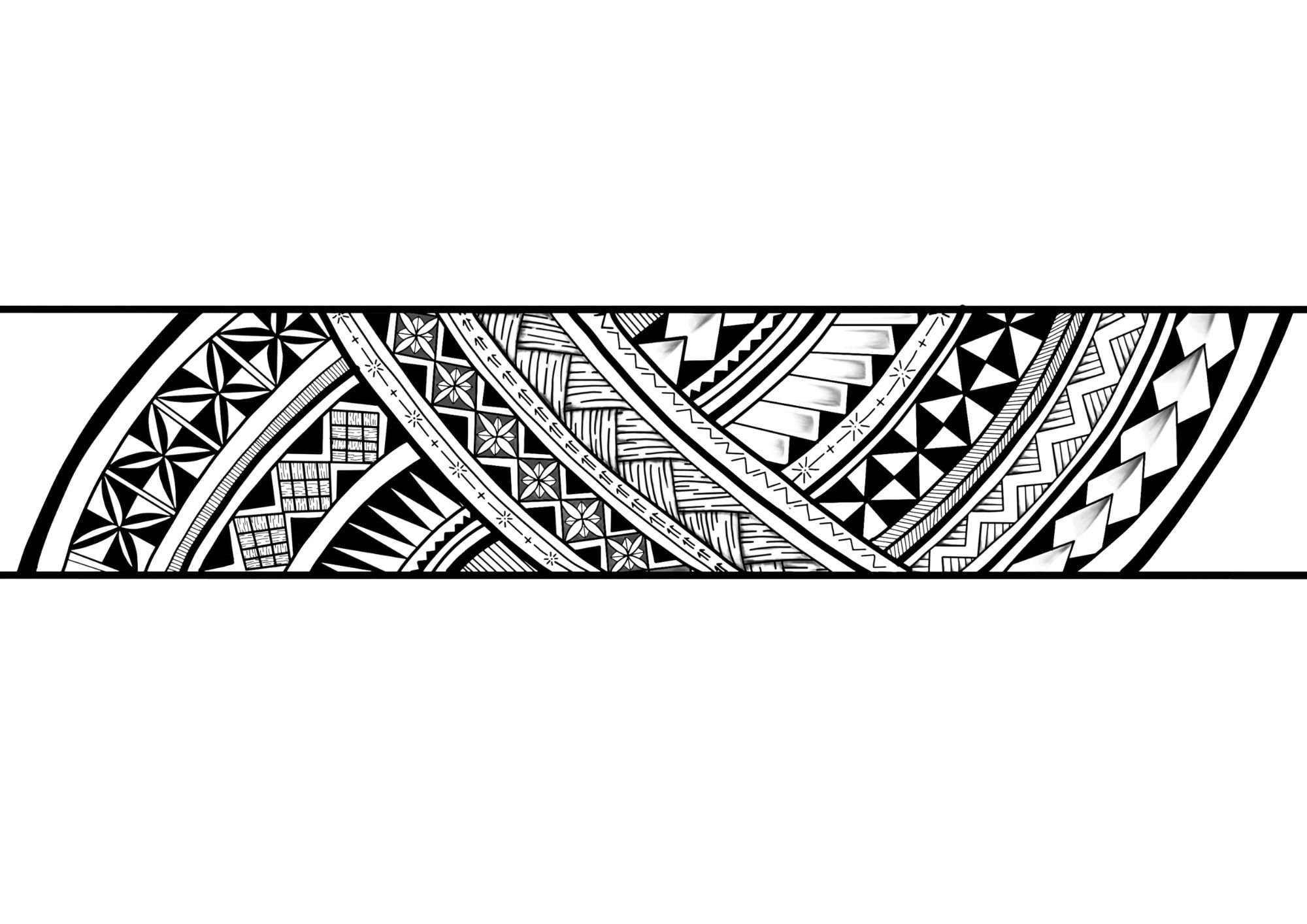 Modern Samoan Pattern Design, JPG, PNG & Rasterized Files - Etsy
