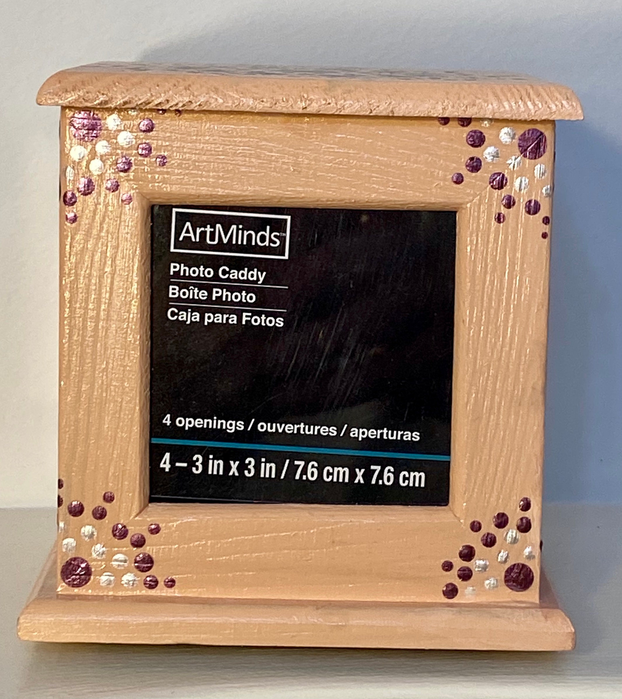 Dotting Art, Dot Painting, Dot Photo Frame, Dot Photo Caddy - Etsy