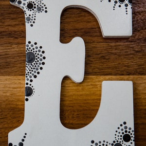 CUSTOM Dotting Art, Dot Painting, Dot Letters - CHOOSE Your Own COLORS ...