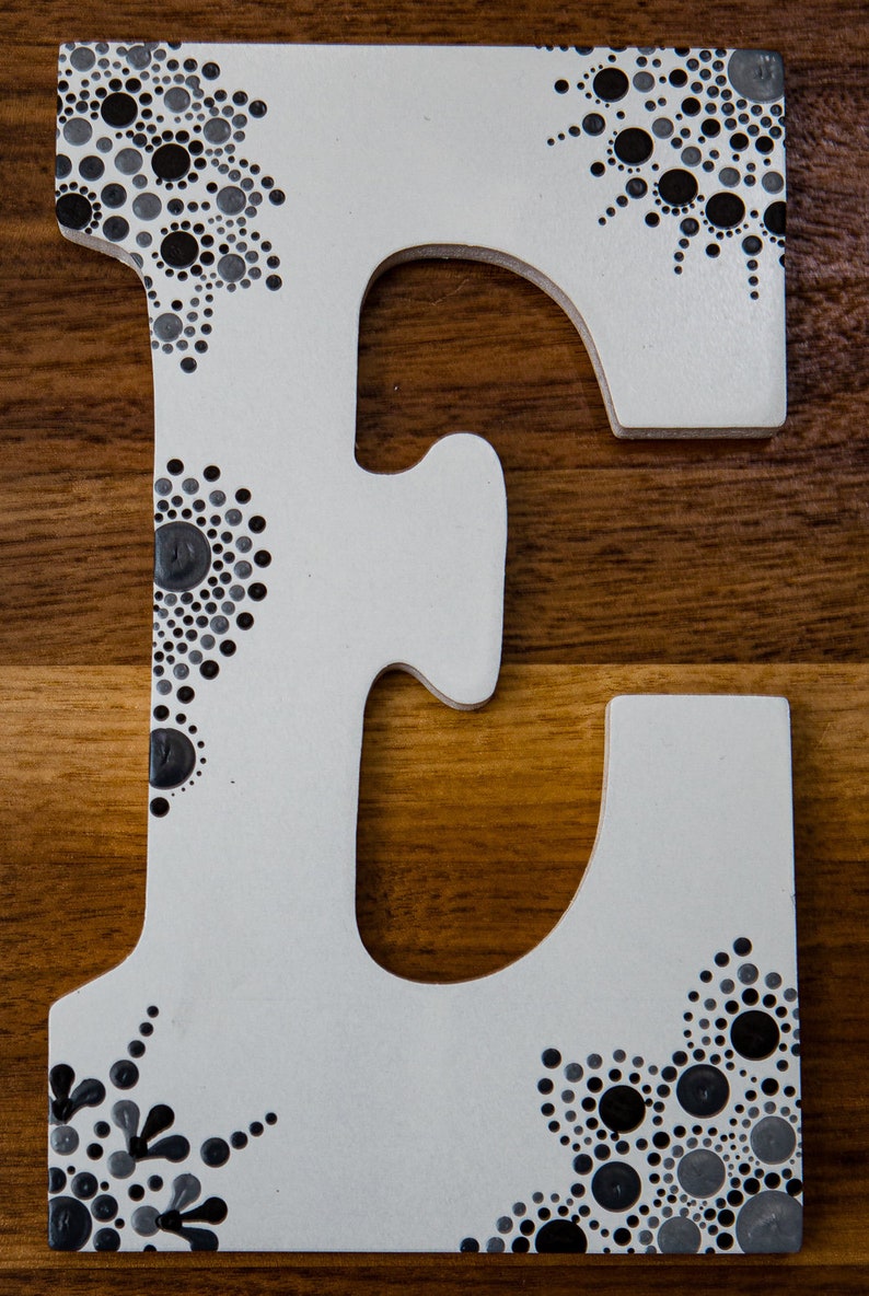 CUSTOM Dotting Art, Dot Painting, Dot Letters - CHOOSE Your Own COLORS ...