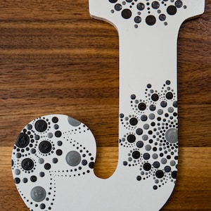 CUSTOM Dotting Art, Dot Painting, Dot Letters - CHOOSE Your Own COLORS ...