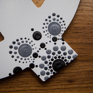 CUSTOM Dotting Art, Dot Painting, Dot Letters - CHOOSE Your Own COLORS ...