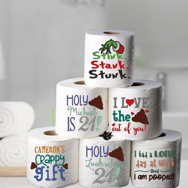 Custom Toilet Paper - Etsy