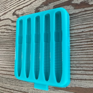 Soft Plastic Bait Mold, 4 Inch Stick Worm, Plastisol , USA Made - Etsy