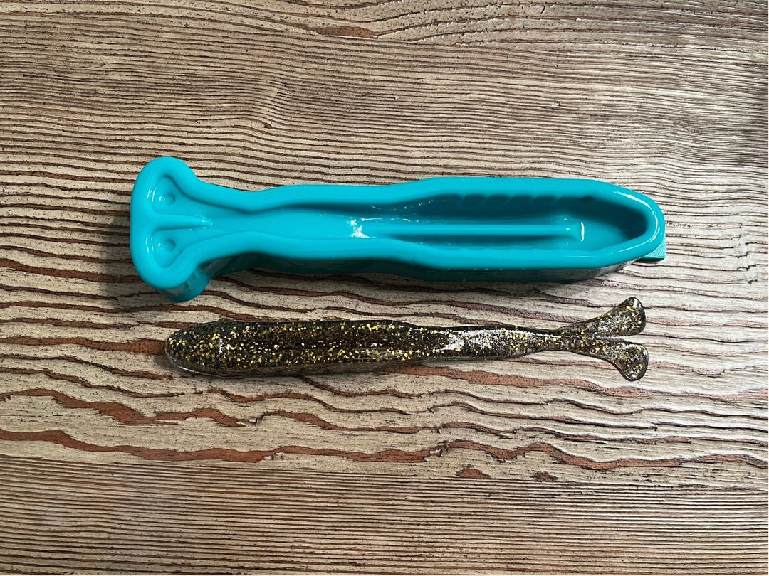 Soft Plastic Bait Mold, 6 Inch Fat Fluke Jerkbait, Plastisol , USA Made ...