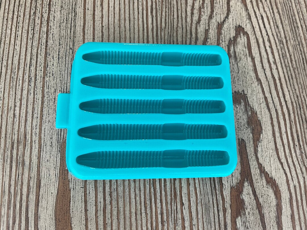 Soft Plastic Bait Mold, 4 Inch Stick Worm, Plastisol , USA Made - Etsy