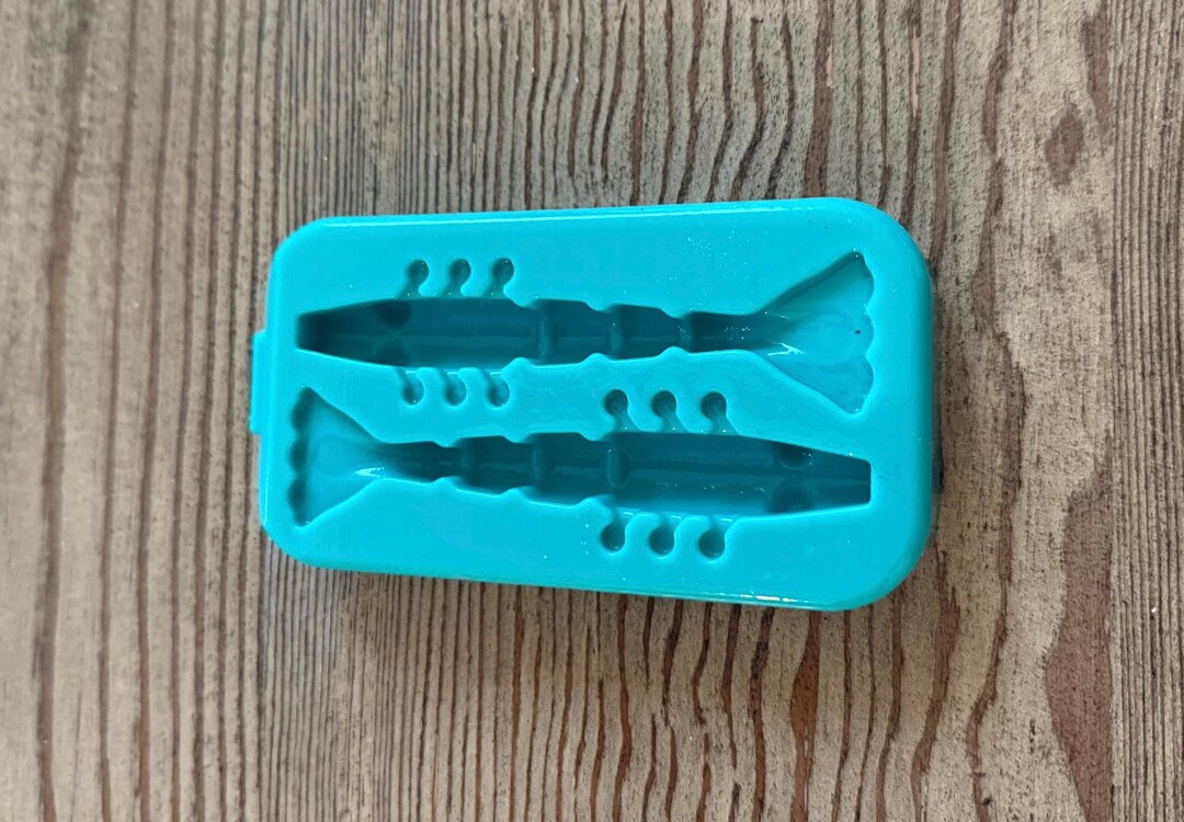 Soft Plastic Bait Mold, 4 Inch Shrimp, Plastisol , USA Made - Etsy