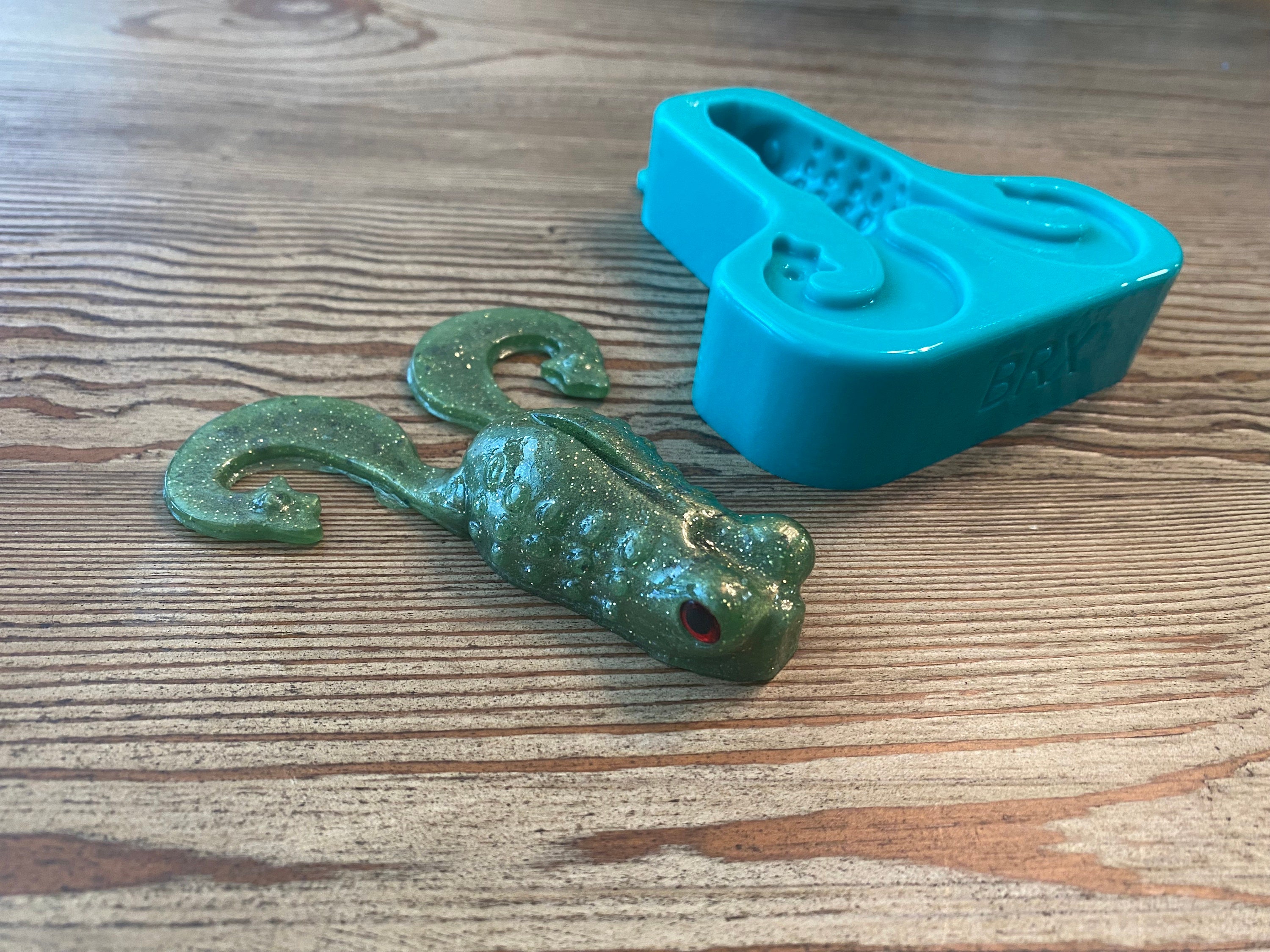 Soft Plastic Bait Mold, 4 Inch Frog Toad Swimbait, Fishing Lure ...